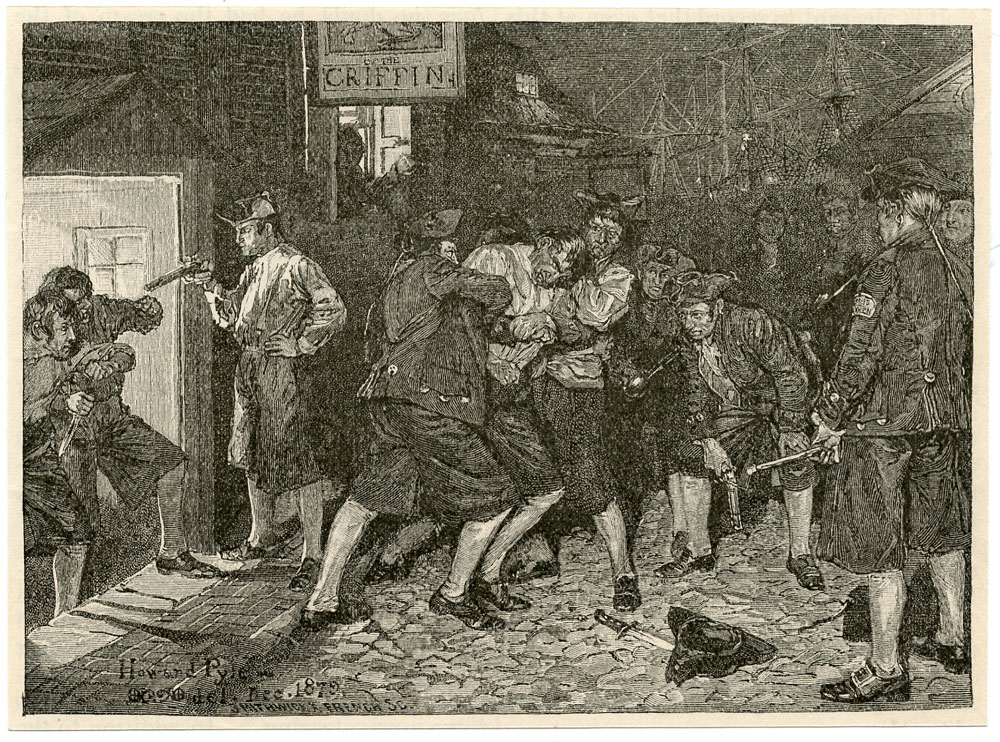 Howard Pyle: The Press-Gang in New York
