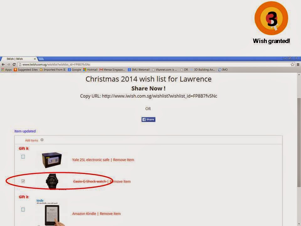 Gifting Warrior: iWish "how to"
