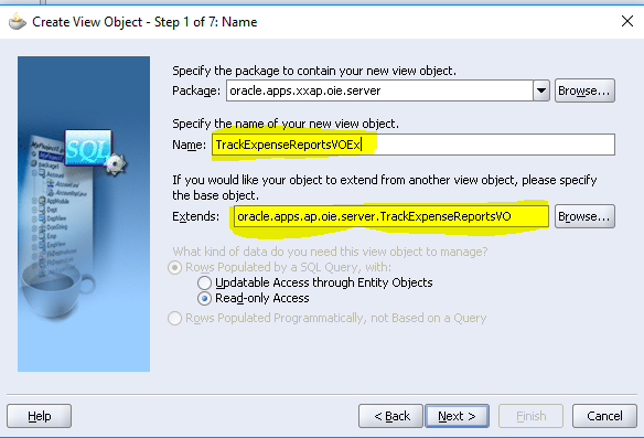 Oracle Application S Blog Part2 Oaf Vo Extension How To Add New Column In The Expense Report