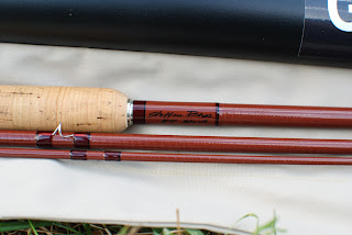 Handcrafted graphite and fiberglass fly rods: Steffen Bros.8'0" 3/4wt.
