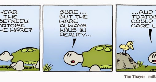 Comic Strip Milton 5.0 - Online: Tortoise and the Hare
