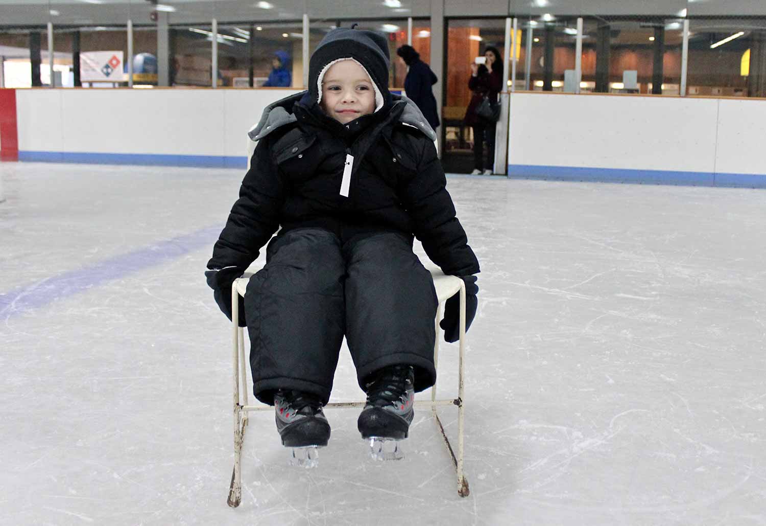 Luke Goes Ice Skating