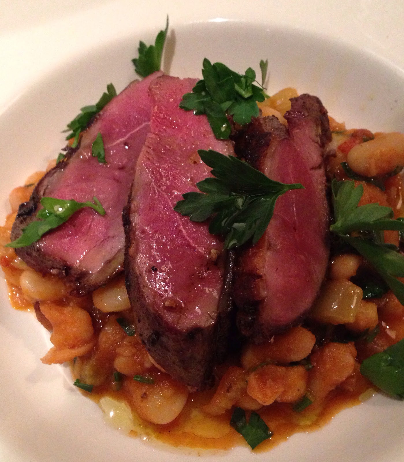 incredibly fed blog: Seared Duck for a long lost Friend