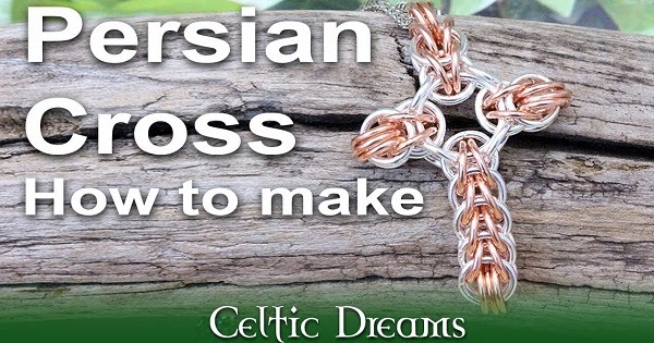 Two More Chain Maille Cross Tutorials / The Beading Gem