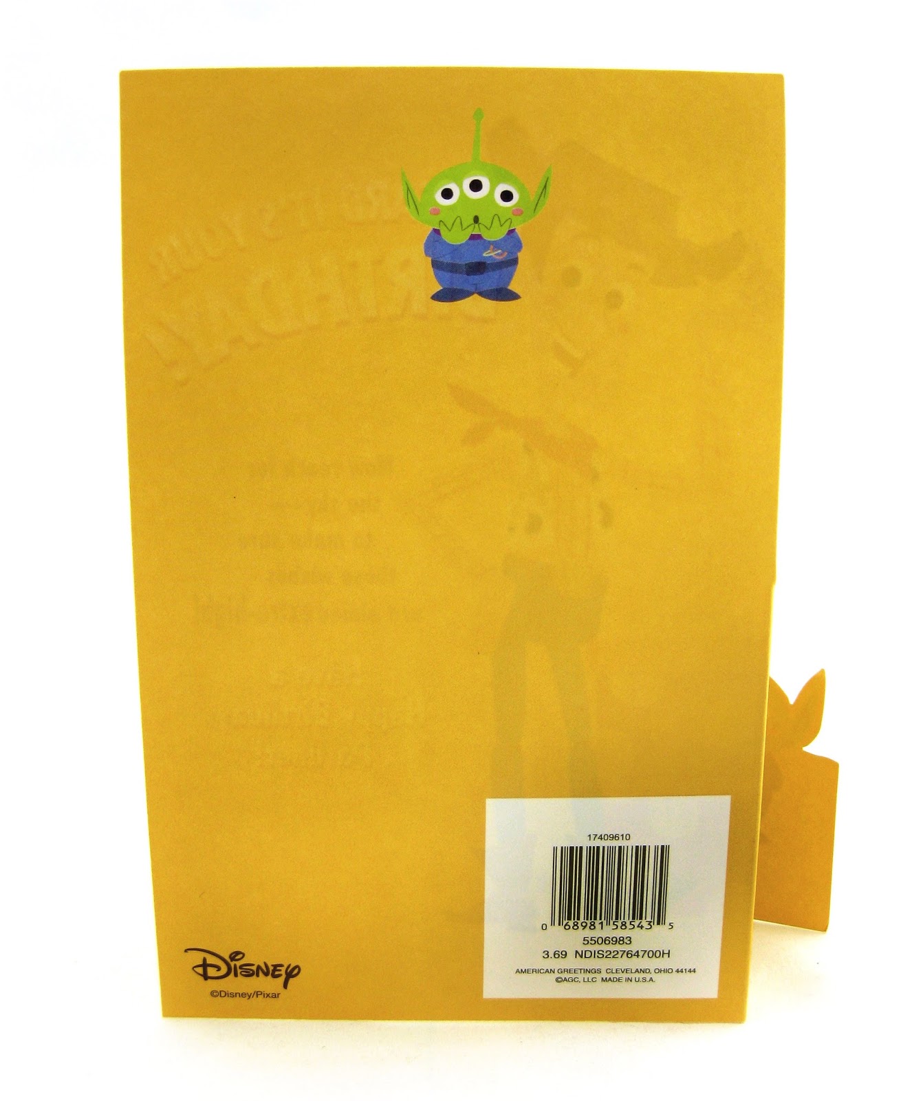 Dan the Pixar Fan: Toy Story: Birthday Card (Target 2016)