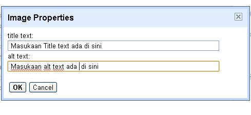 Cara Memasang Alt Dan Title Pada Gambar Di Blog | Sudut Kesehatan