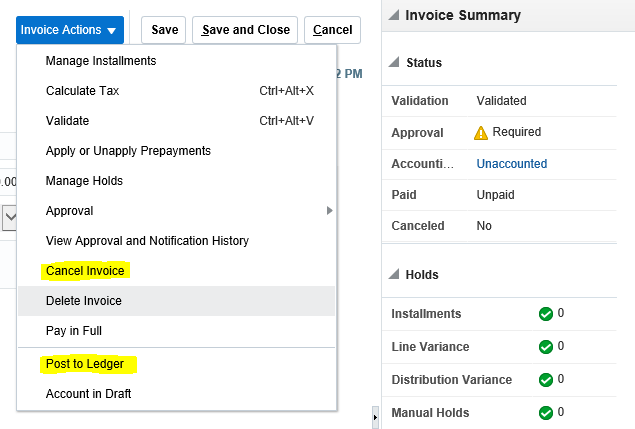 Oracle Application's Blog: How to create invoice in oracle fusion