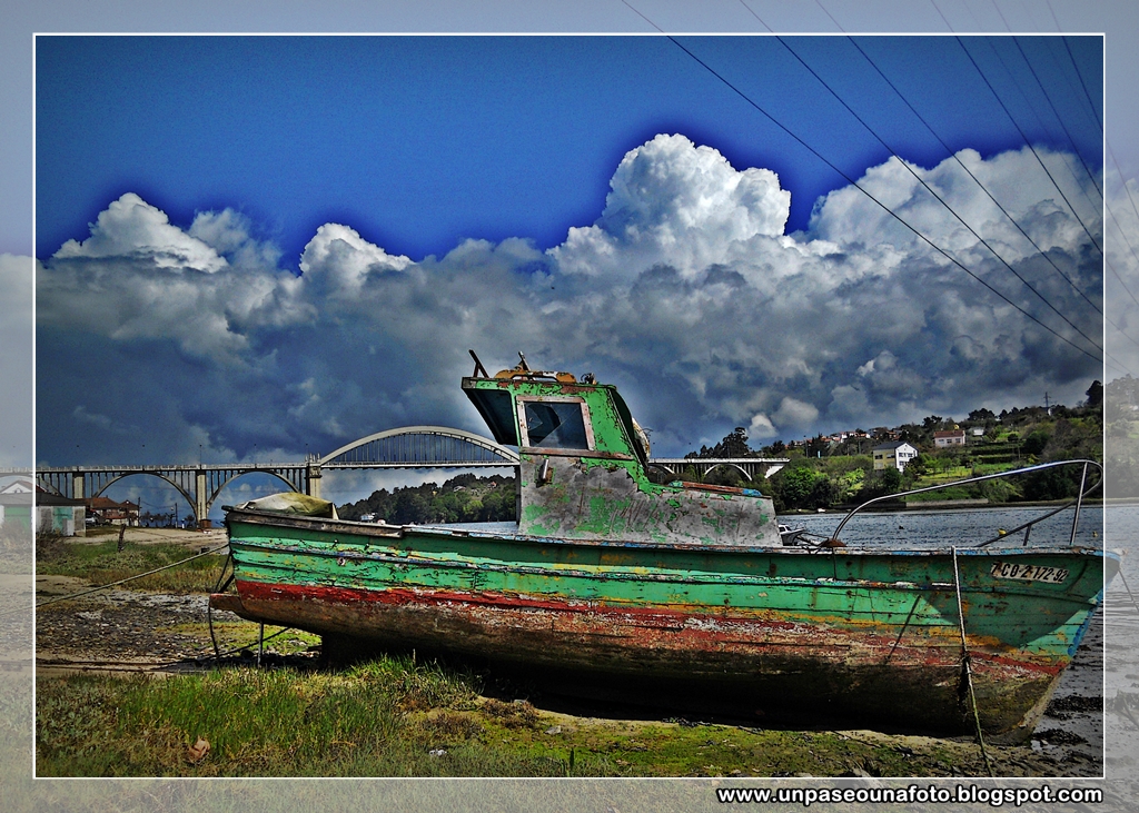 Un paseo,una foto: Ponte do Pedrido. Bergondo (A Coruña)
