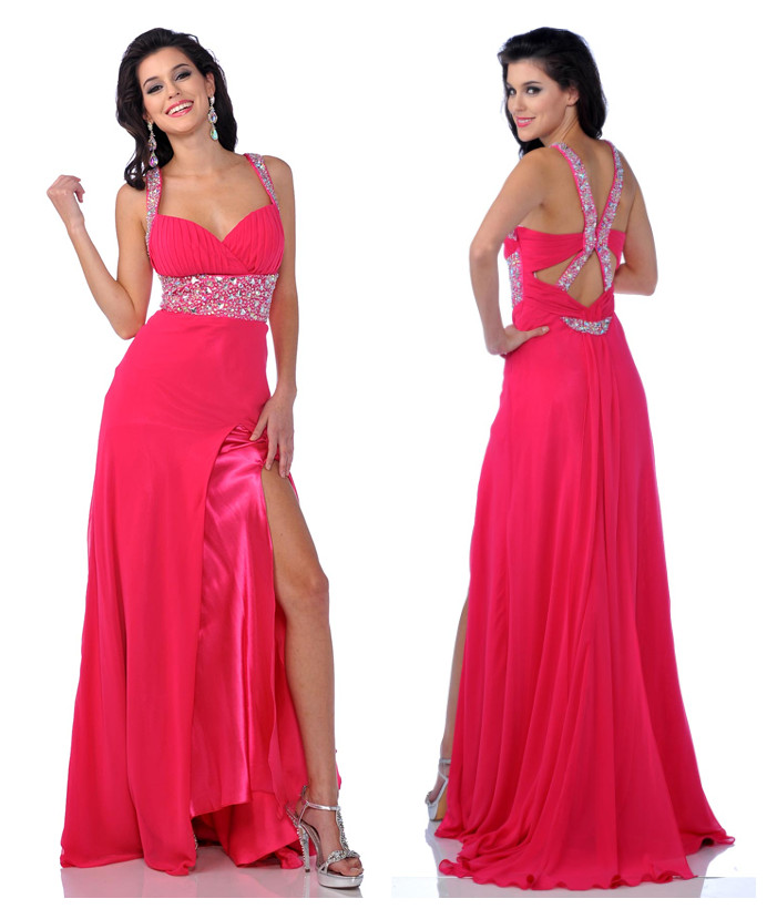 Eyes On Party: Spaghetti Straps Prom Dresses