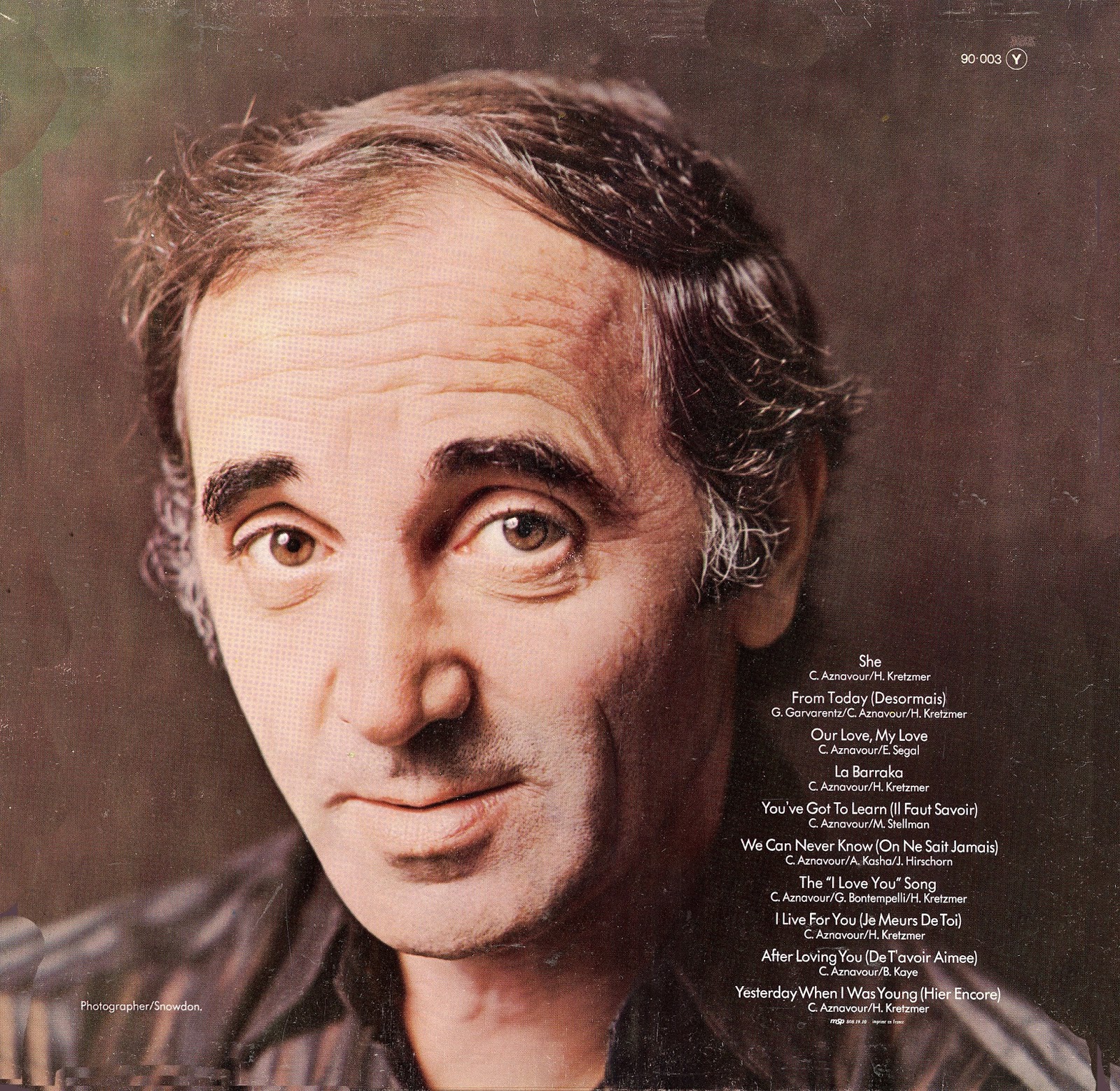 Espo's Vinyl Right Angle: Charles Aznavour