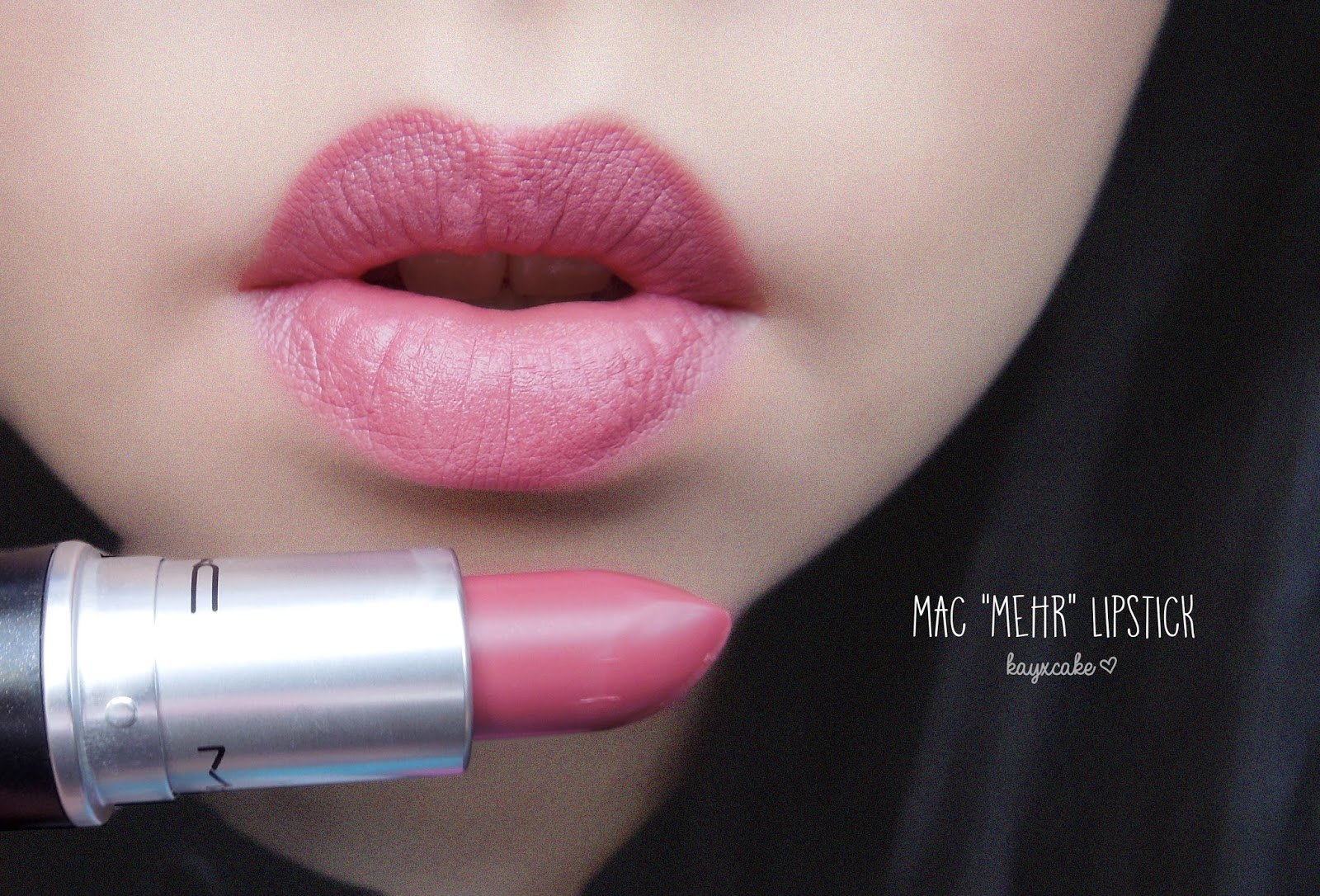 Mac Mehr Lipstick Review | Blush Crush