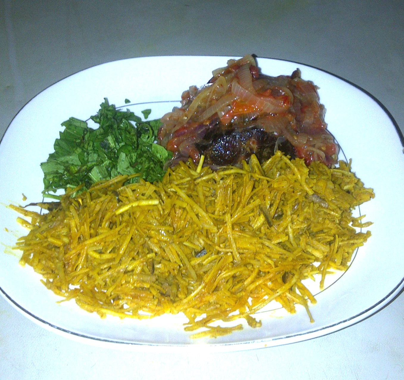 Creatively Cooking in Naija: Super Easy and delicious Abacha (African ...