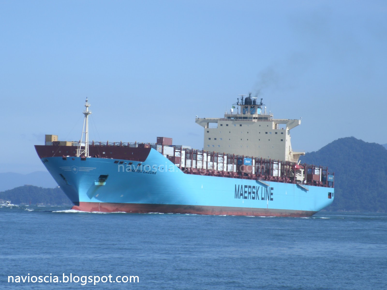 Navios de Santos & CIA: Navio MAERSK LAGUNA