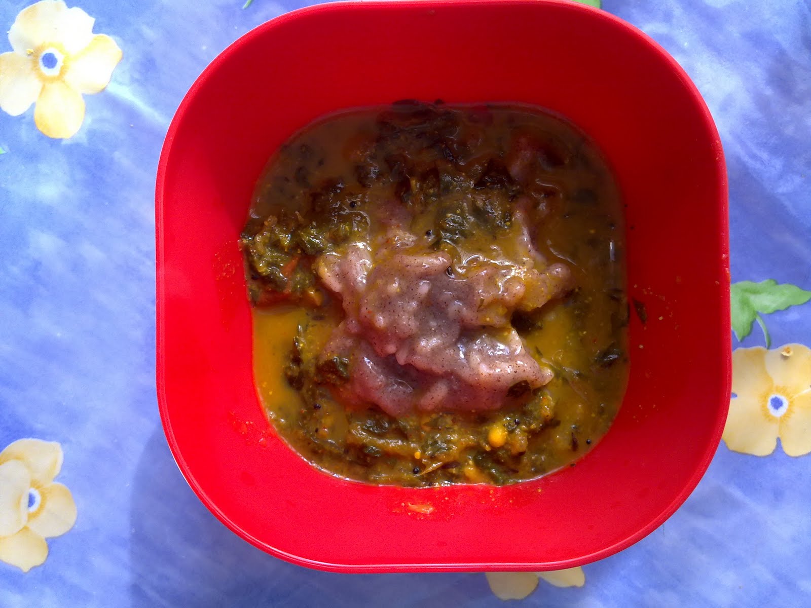 Sailaja Vantillu: Ragi sankati/mudde with menthi pulusu