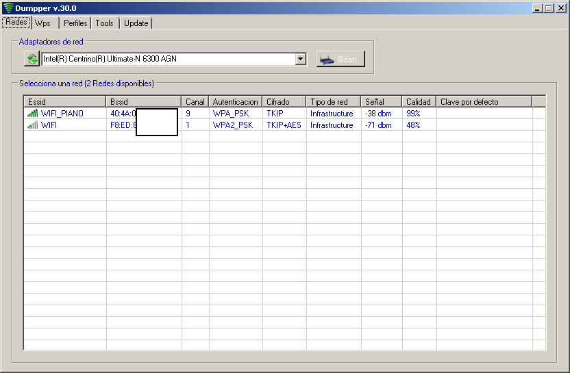 Dumpper, el gestor de redes wireless para Windows ~ Security By Default