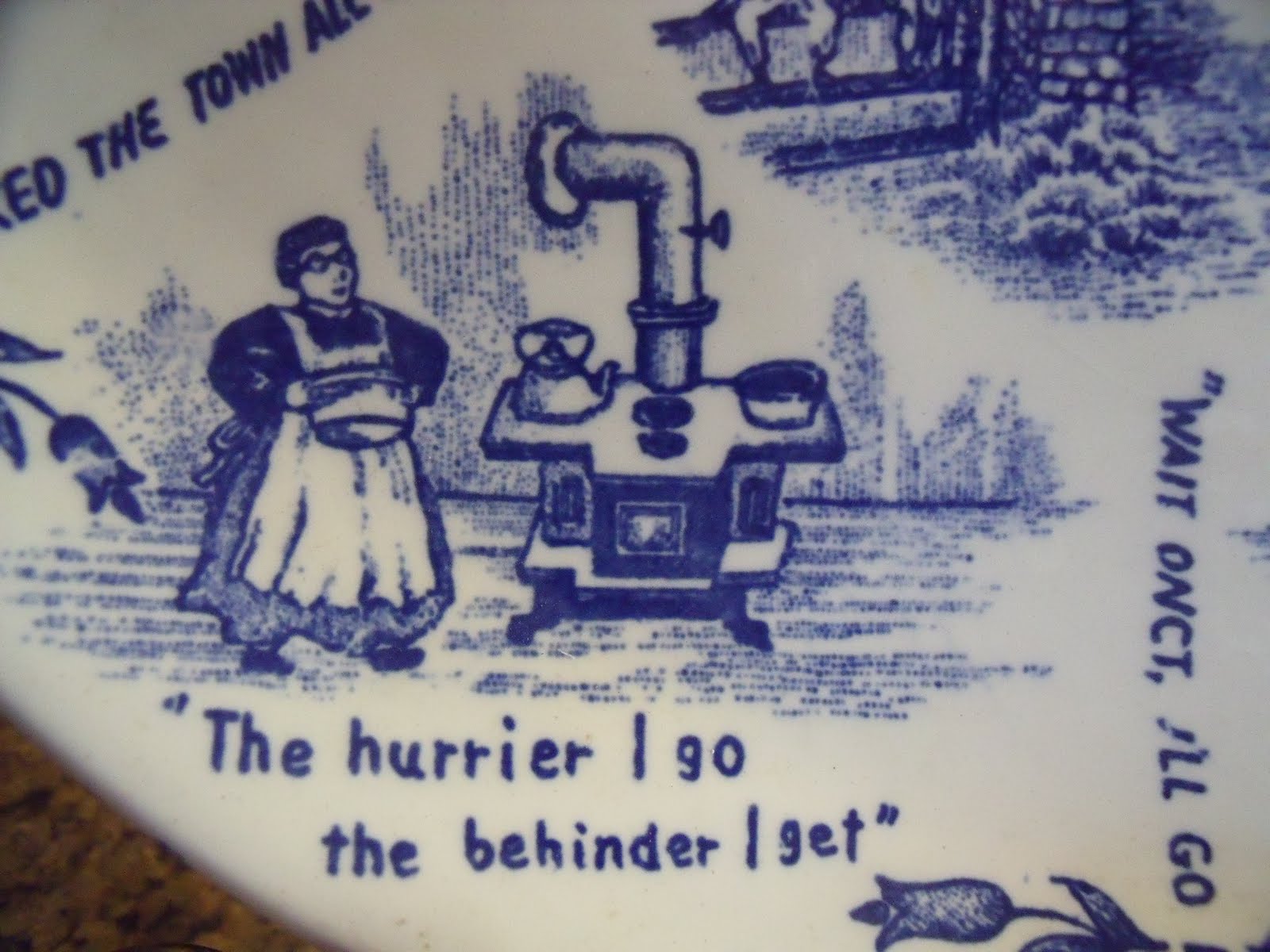 Thinkin' of Home: Odd plates!