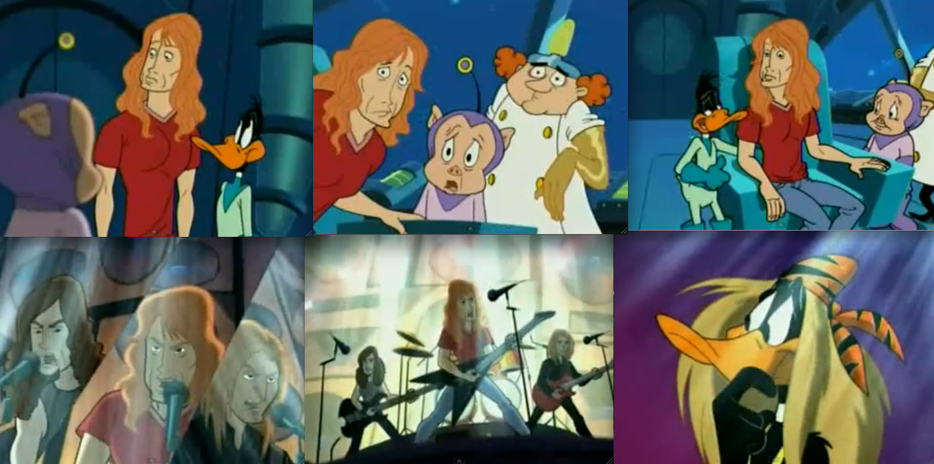 El día que Megadeth apareció en “Duck Dodgers”. - -Total Rock World-