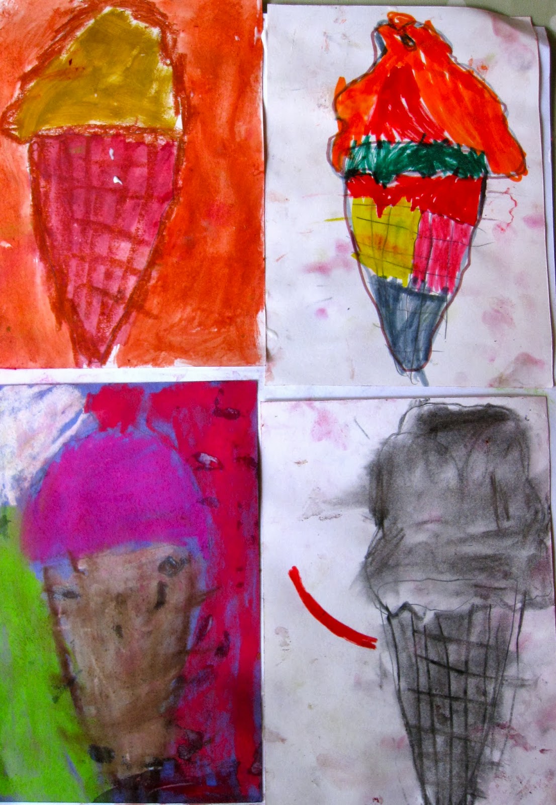 Art Circle: Pop art ice cream cones