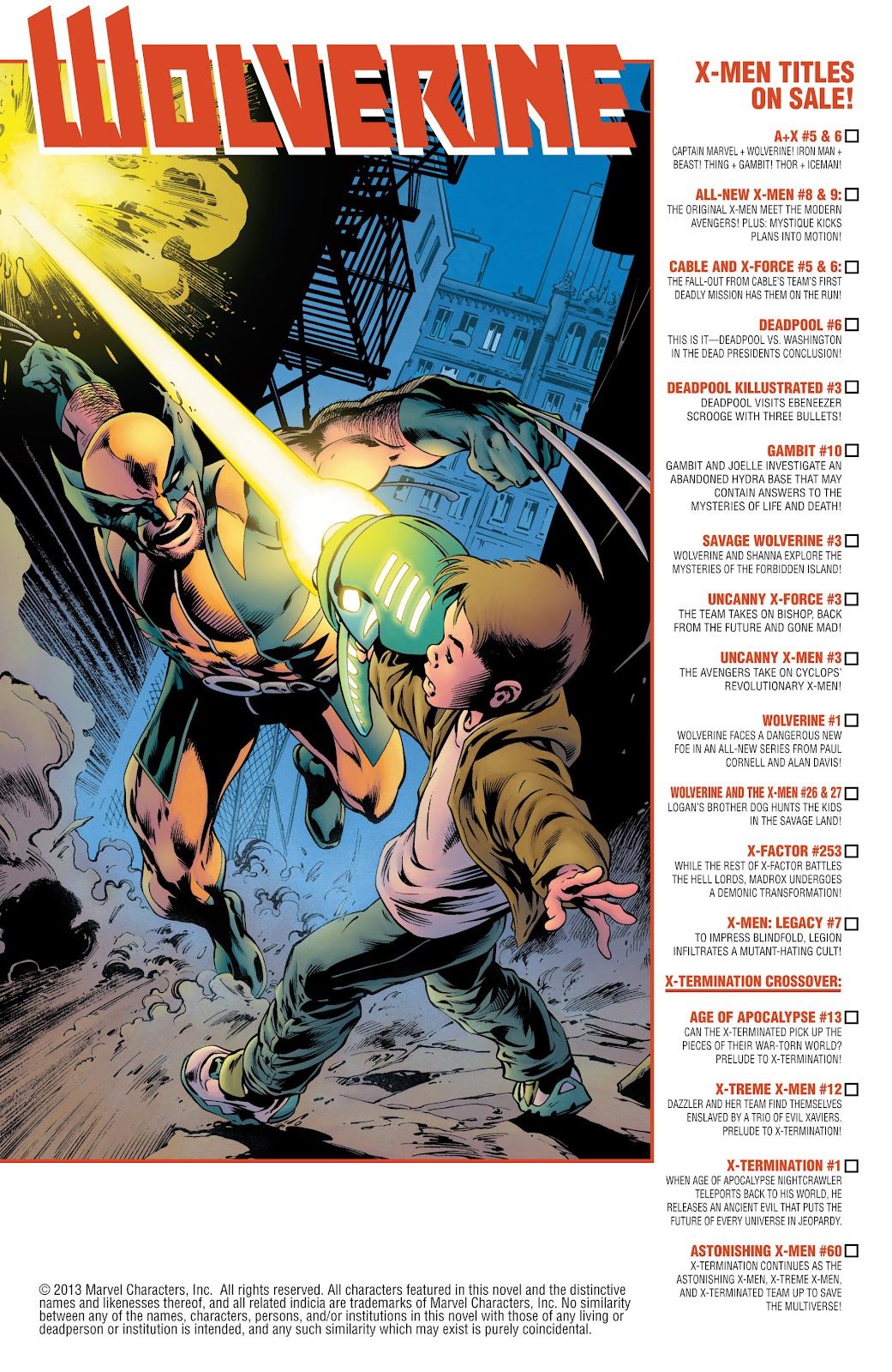 Read online Wolverine (2013) comic - Issue #1