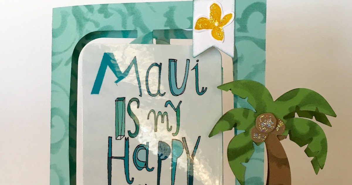 Altered Scrapbooking: Maui Accordion Birthday Card