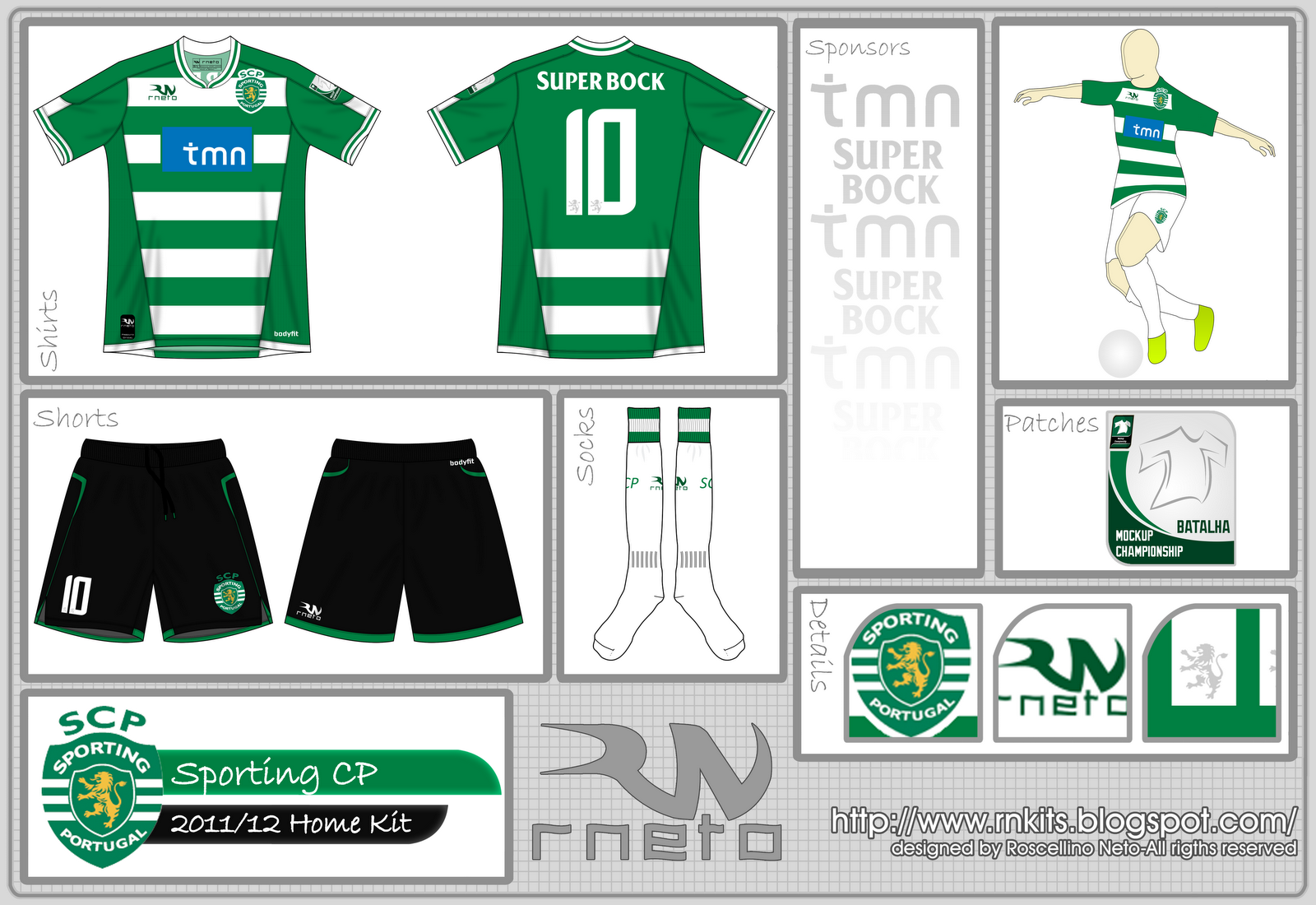 RN Kits: Sporting (POR) - Batalha dos Mockups