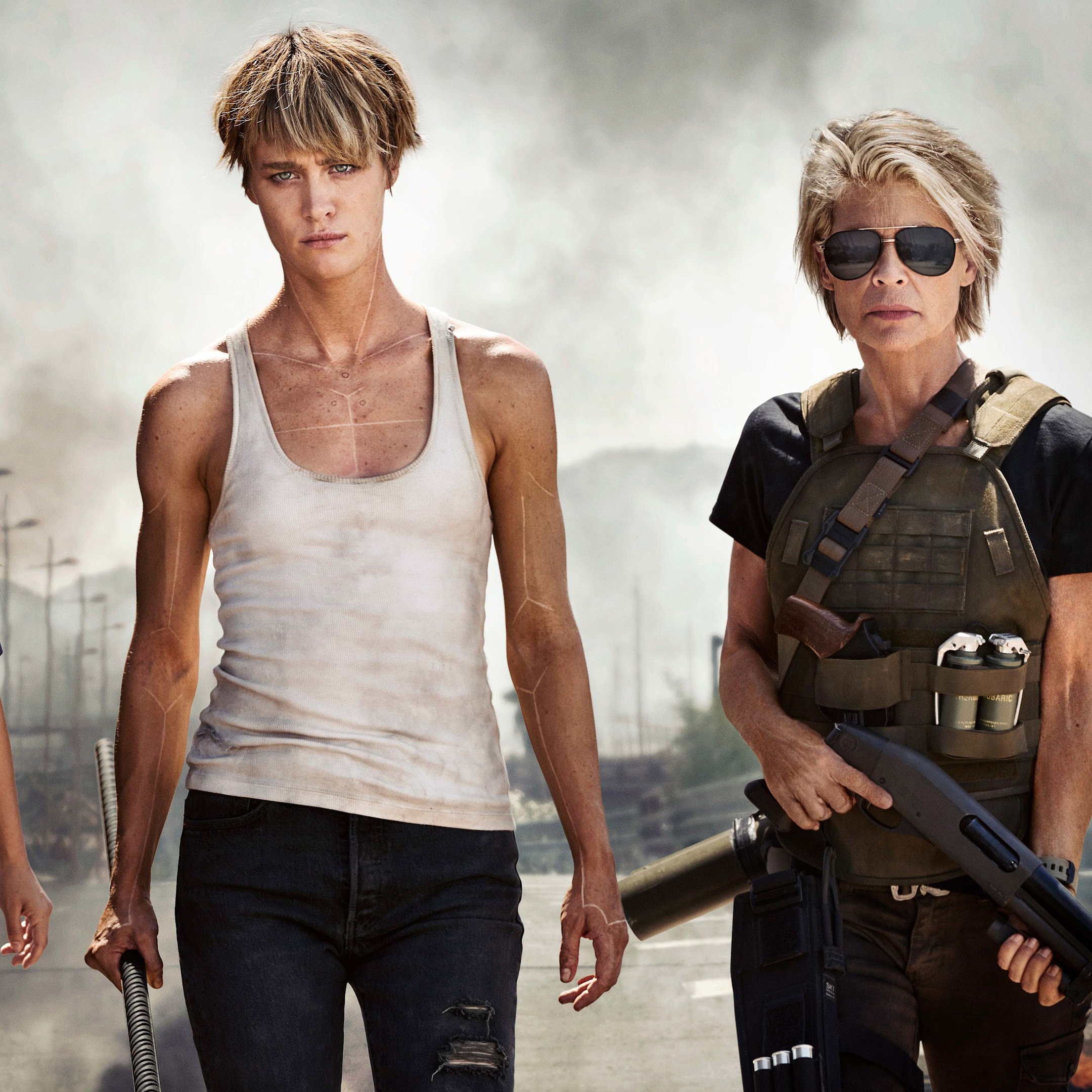 Terminator: Dark Fate, Cast, 8K, #7 Wallpaper iPhone Phone