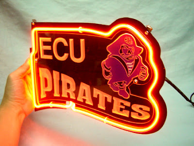 Wiki Neon Sign Blog: NCAA EAST CAROLINA ECU PIRATES FOOTBALL BEER BAR ...