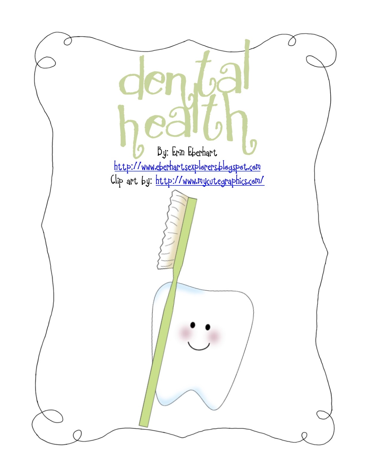 Blog Hoppin': Dental Health freebie