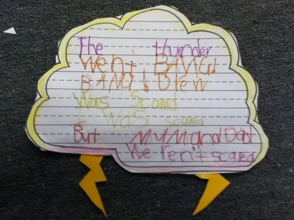 Room Four: Thunder & Lightning Writing