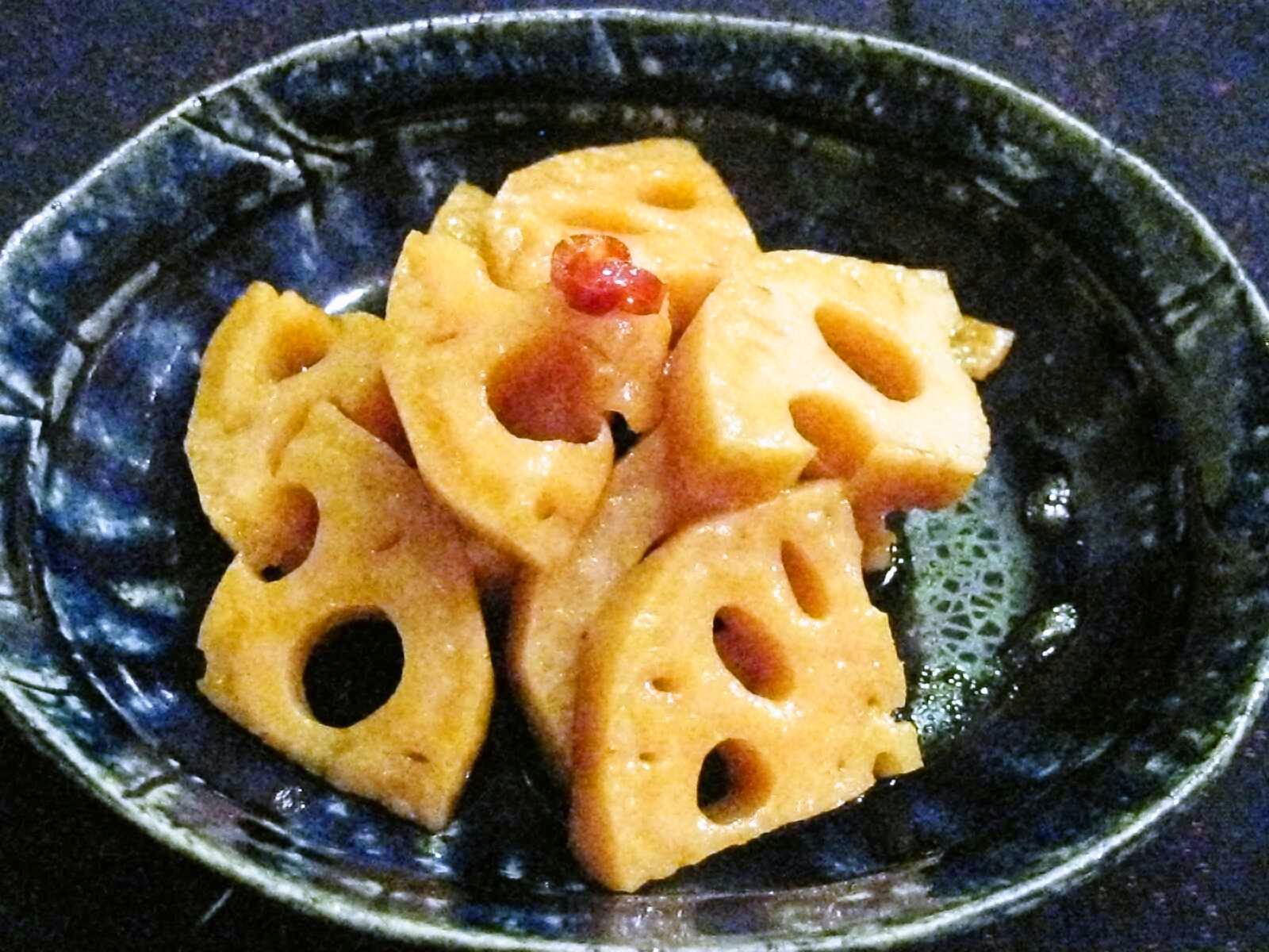 Recipes for Tom: Renkon no nanbansu-zuke / fried lotus root marinated ...