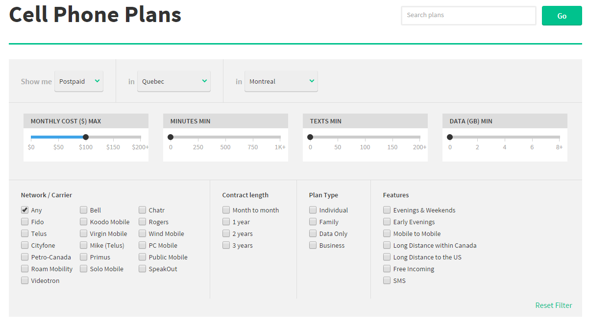 Ideas and links: Cell Phone Plans | Compare cellular services side-by-side