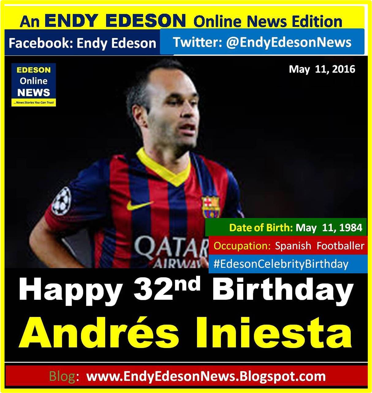 Edeson Online News: BIRTHDAY / BIOGRAPHY: FC Barcelona Midfielder ...