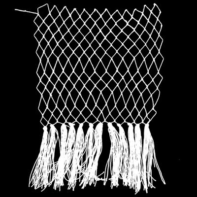 Knots Indeed: Netted Border with Fringe from The Priscilla Netting Book ...