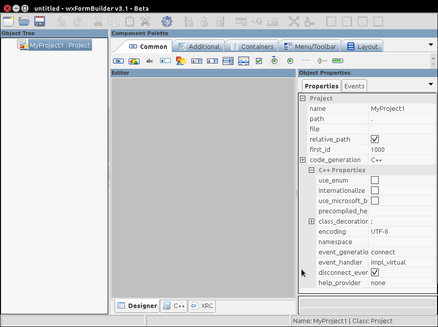 Gui Designer For Wxwidgets Using Wxformbuilder ~ Dedy Yasriady S Home