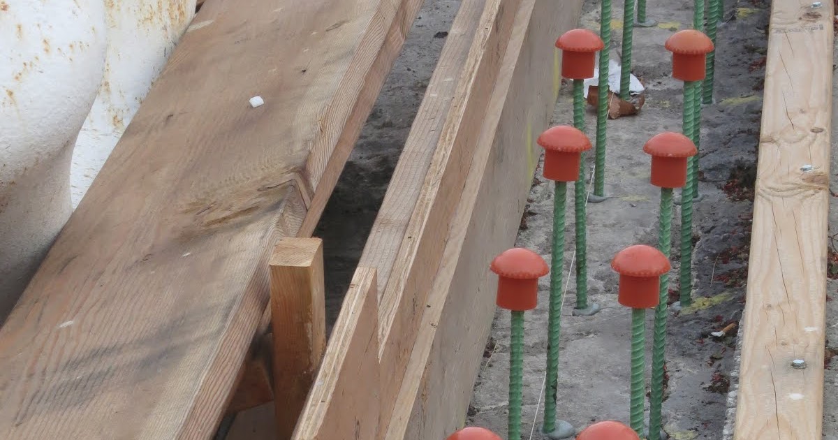 Images from my peripatetic life: Capped rebar in a construction site ...