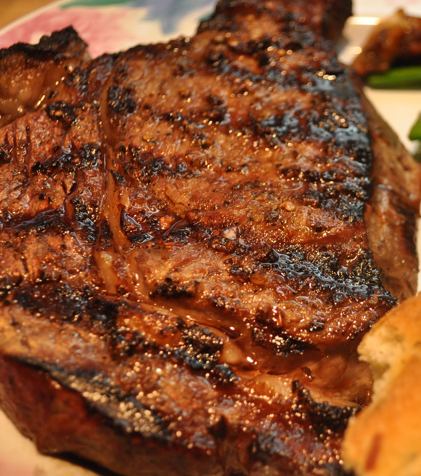 Kate's Kitchen: Morel Grilled Rib Eye