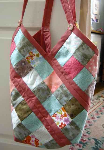 Quilt Cornerstone: Windmill Bag