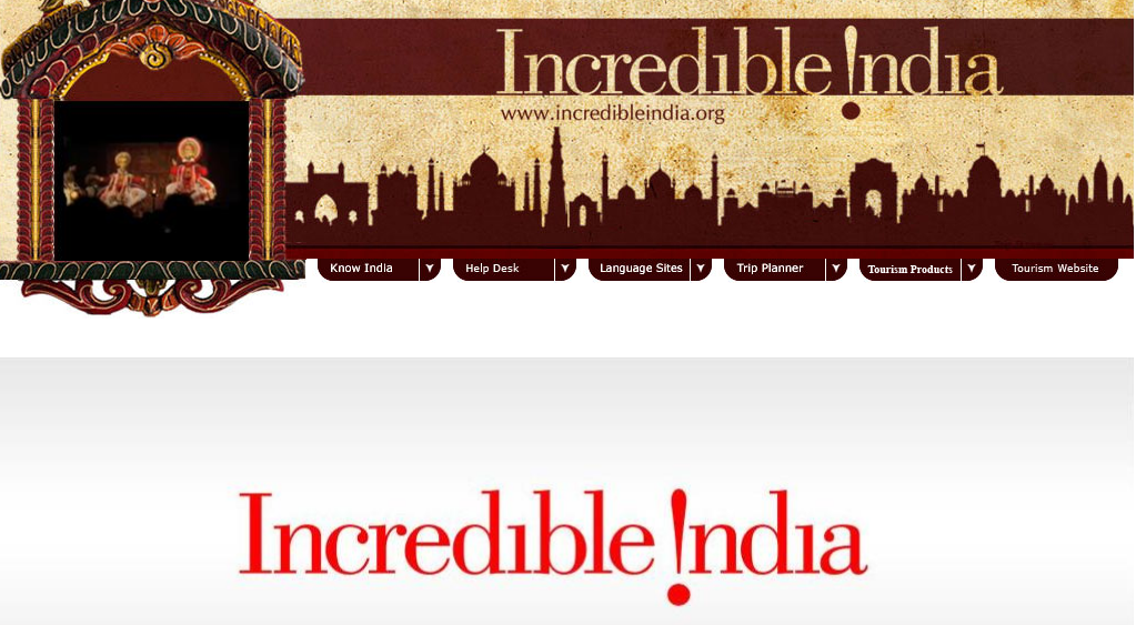 usefull web link for India: ''incredible india'' the Official Site