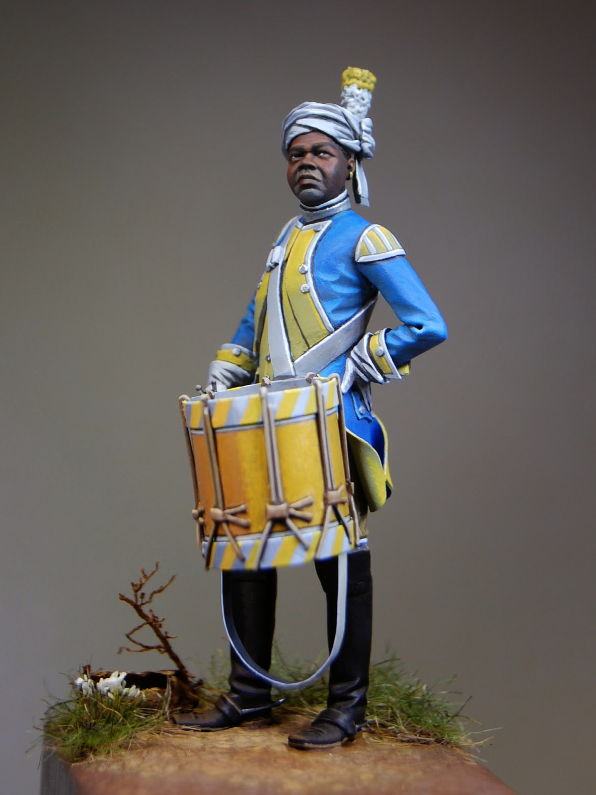 American Revolutionary War Drummer, Brunswick Dragoon Regiment ...