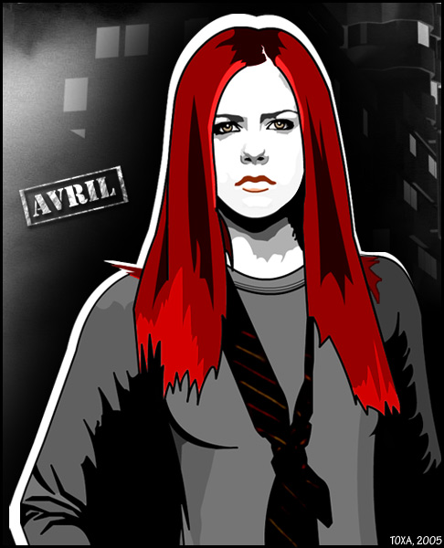 Cartoon Pictures of Avril lavigne
