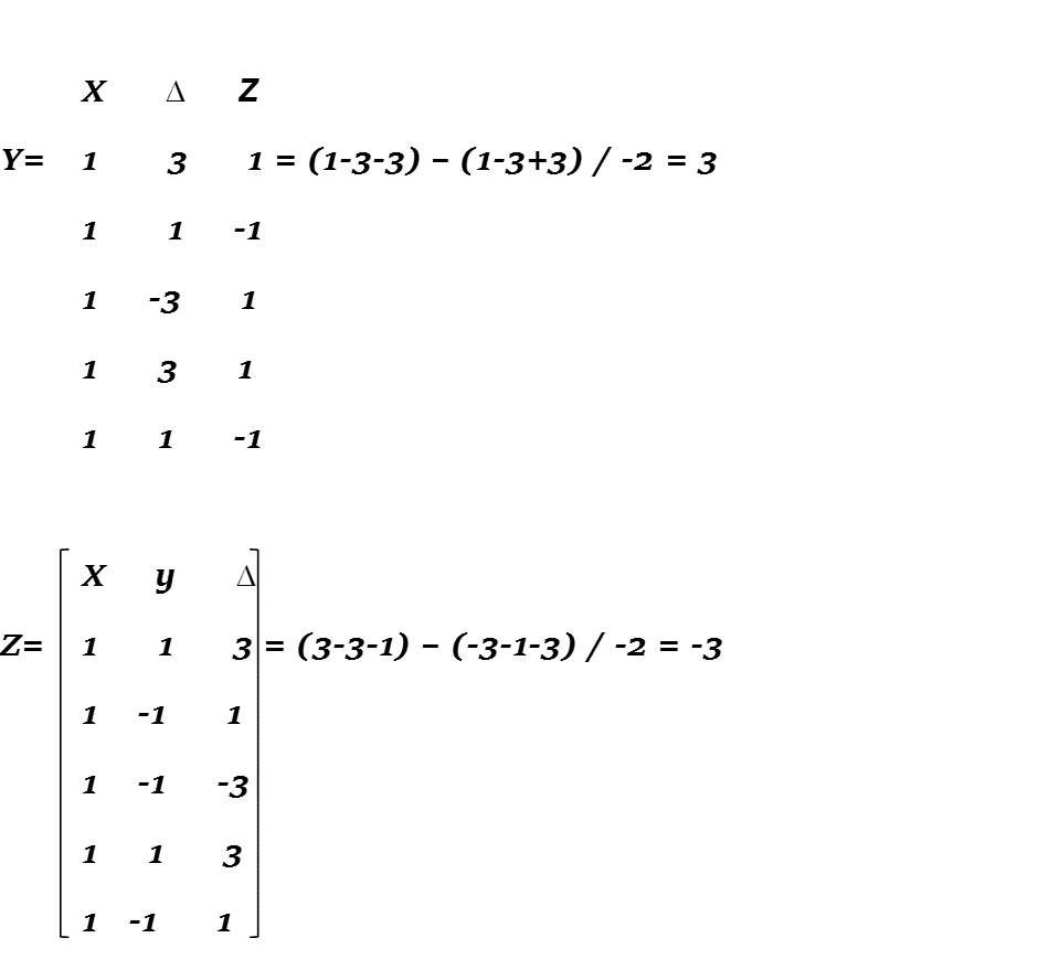 Matemáticas: Tres Variables