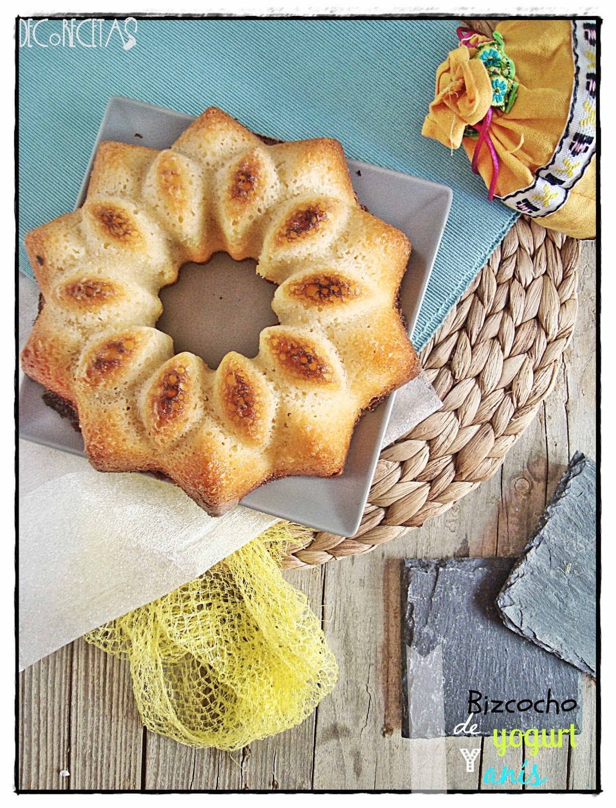 Bizcocho de yogurt y anís | DECORECETAS