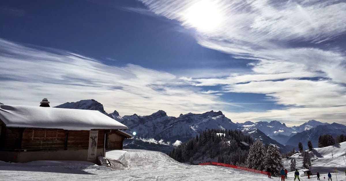 loving switzerland blog: Skiing in Villars-Gryon