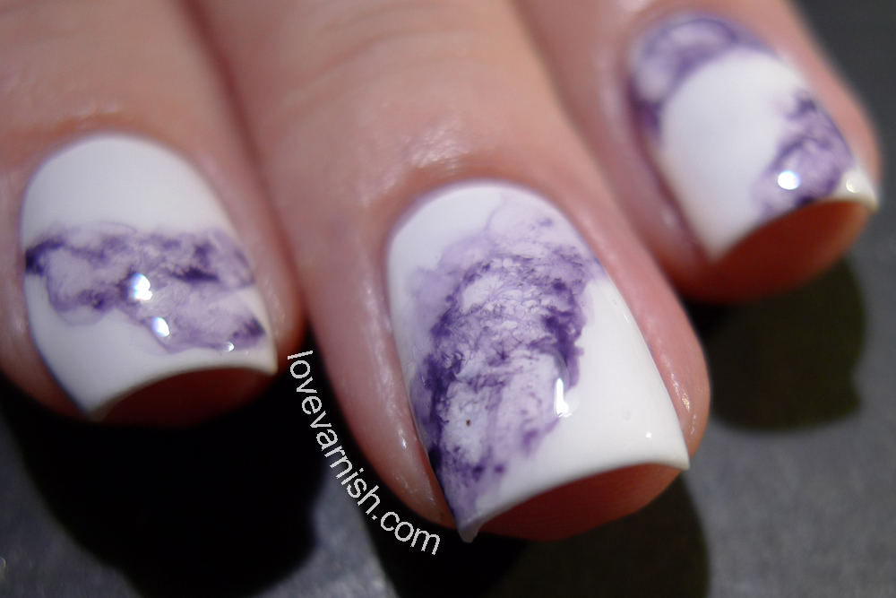Nail art // Purple Haze Smoke | Love. Varnish, chocolate and more ...