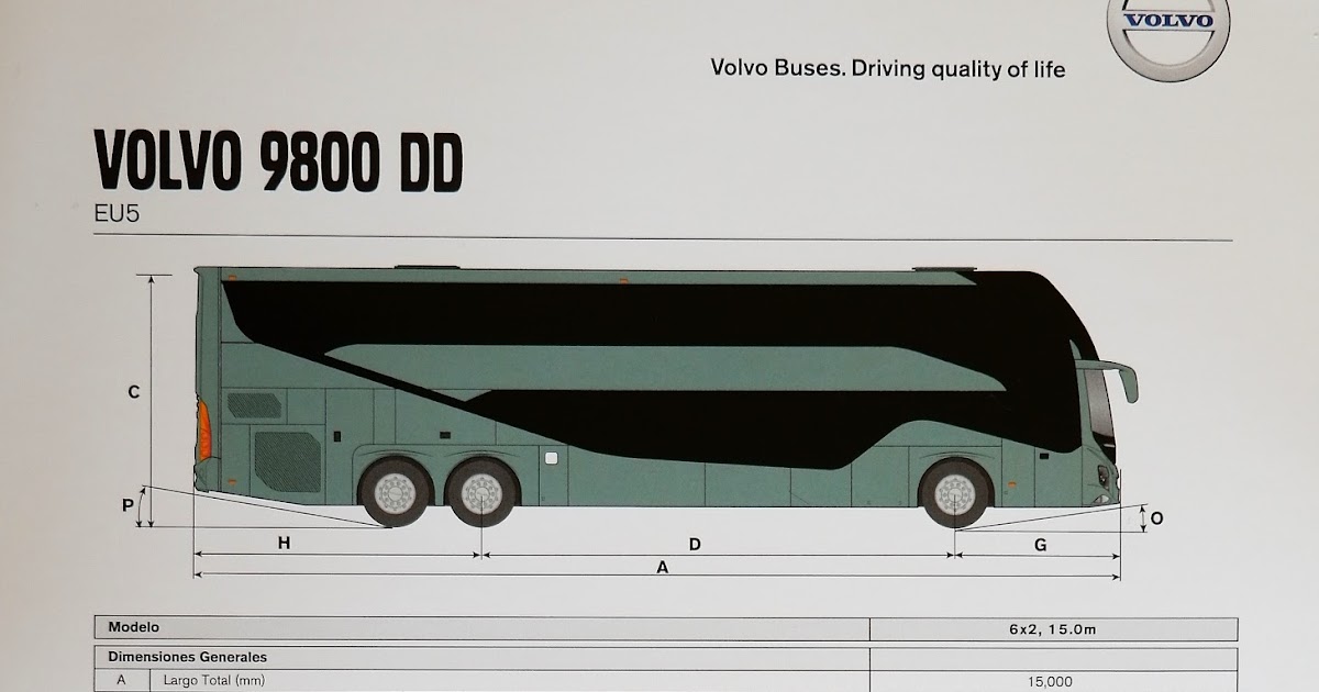 Ficha Tecnica del VOLVO 9800 DD