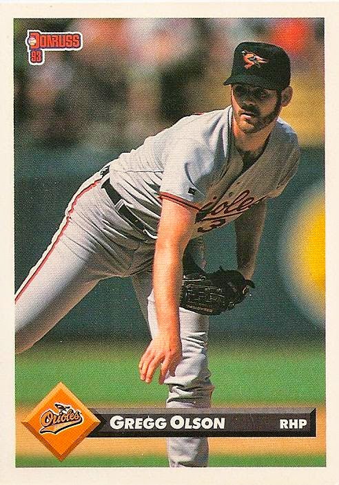Orioles Card "O" the Day: Gregg Olson, 1993 Donruss #117