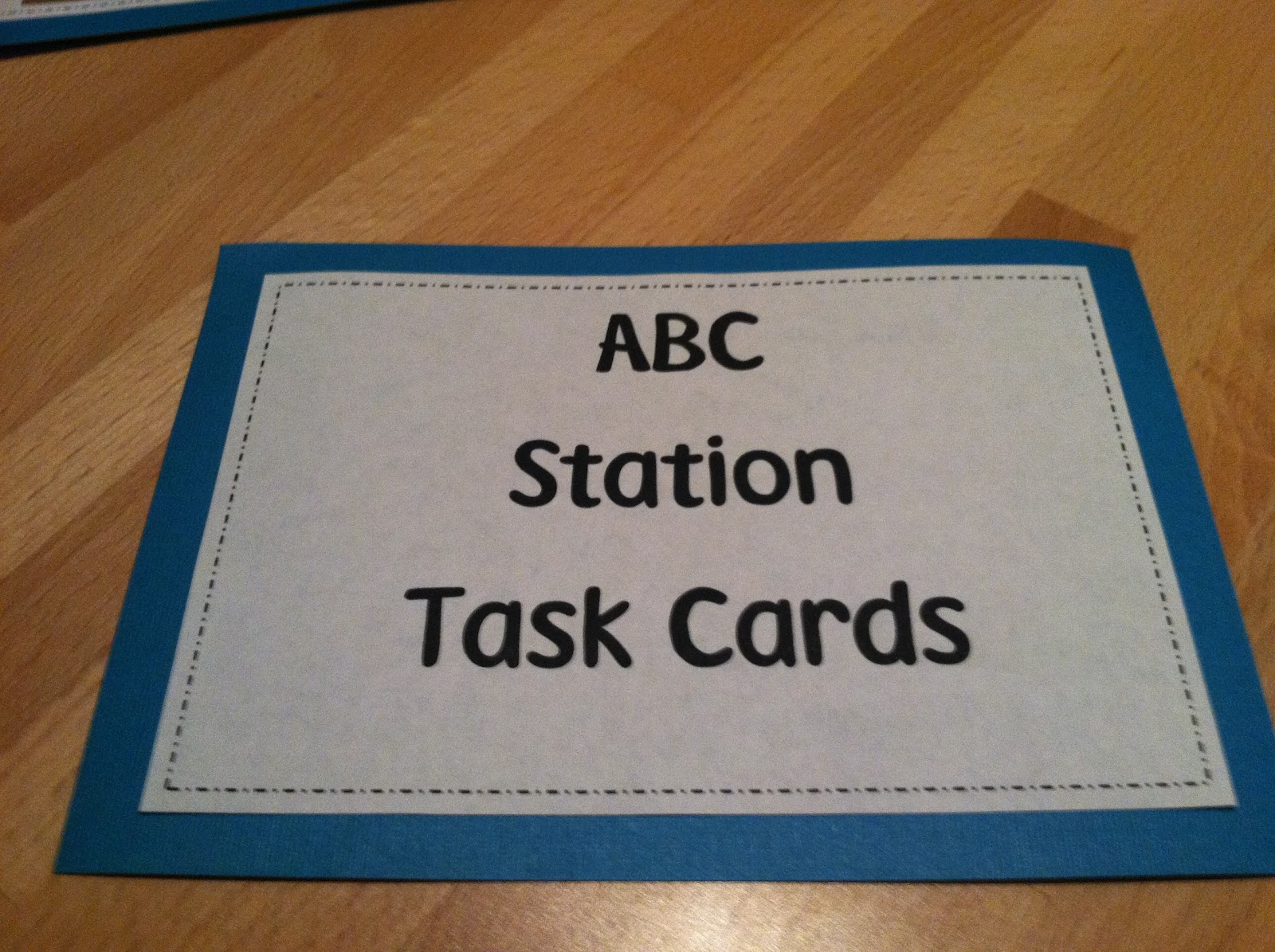 Team J's Second Grade Fun: ABC Station Task Cards