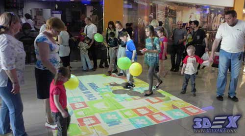 Interactive Floor Projector Games - New life for your Kids