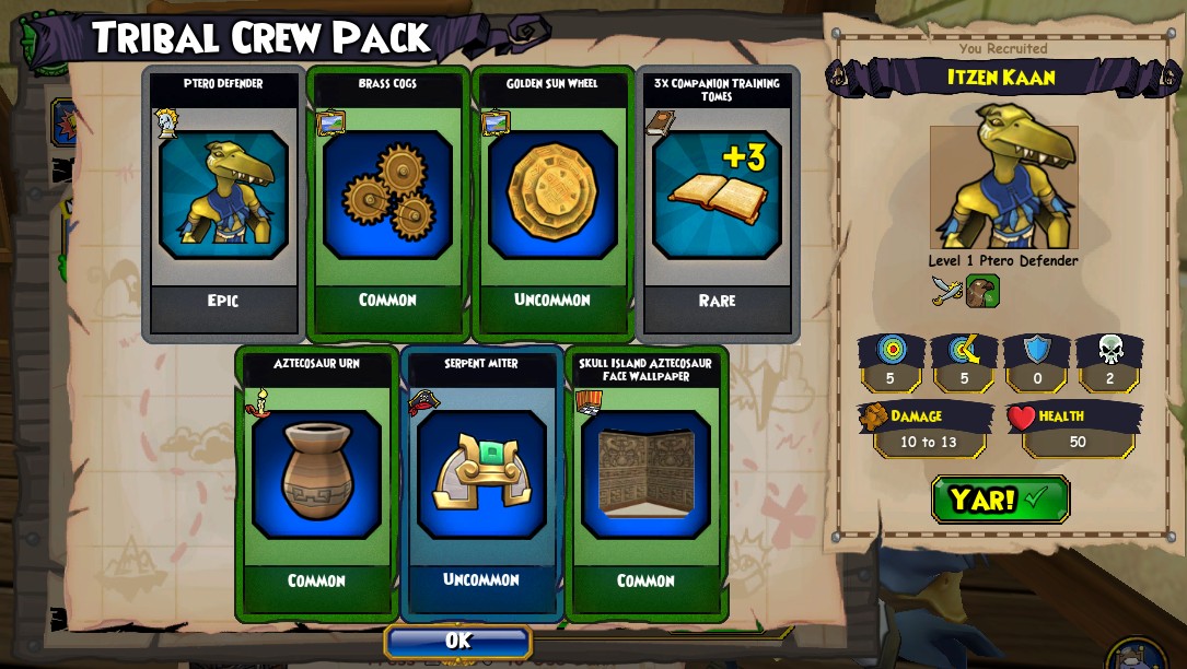 Stars of the Spiral: The New Tribal Crew Pack from Pirate101!