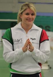 Best Celebrity: Carola Bott Female Badminton Player